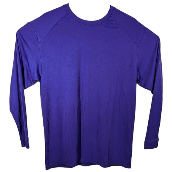 Shirts | Purple Long Sleeve Performance Shirt Mens Xl Plain Blank ...